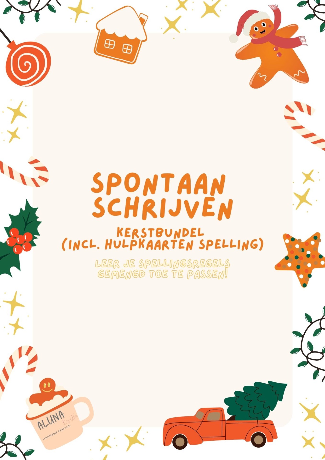 Kerstbundel - Spontaan schrijven :: www.alunagroepspraktijk.be
