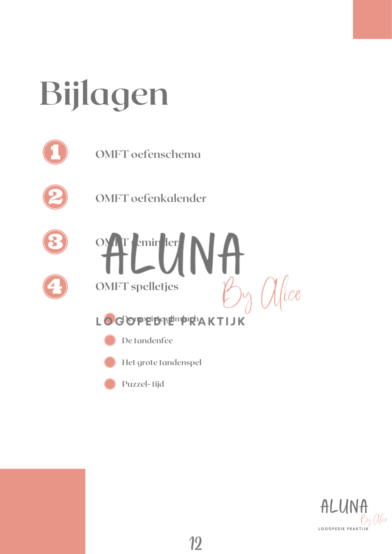 Infobundel OMFT :: www.alunagroepspraktijk.be