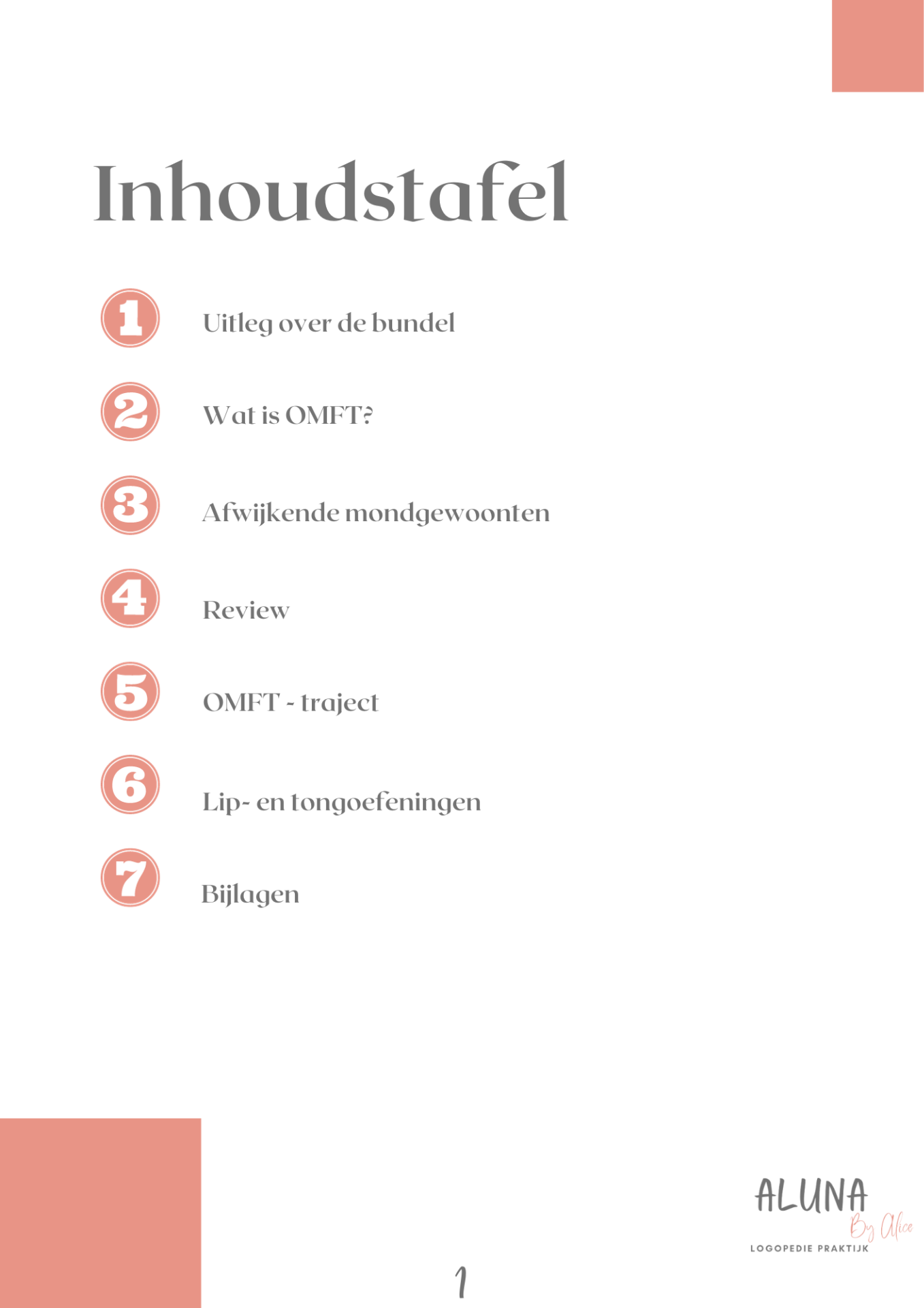 Infobundel OMFT :: www.alunagroepspraktijk.be